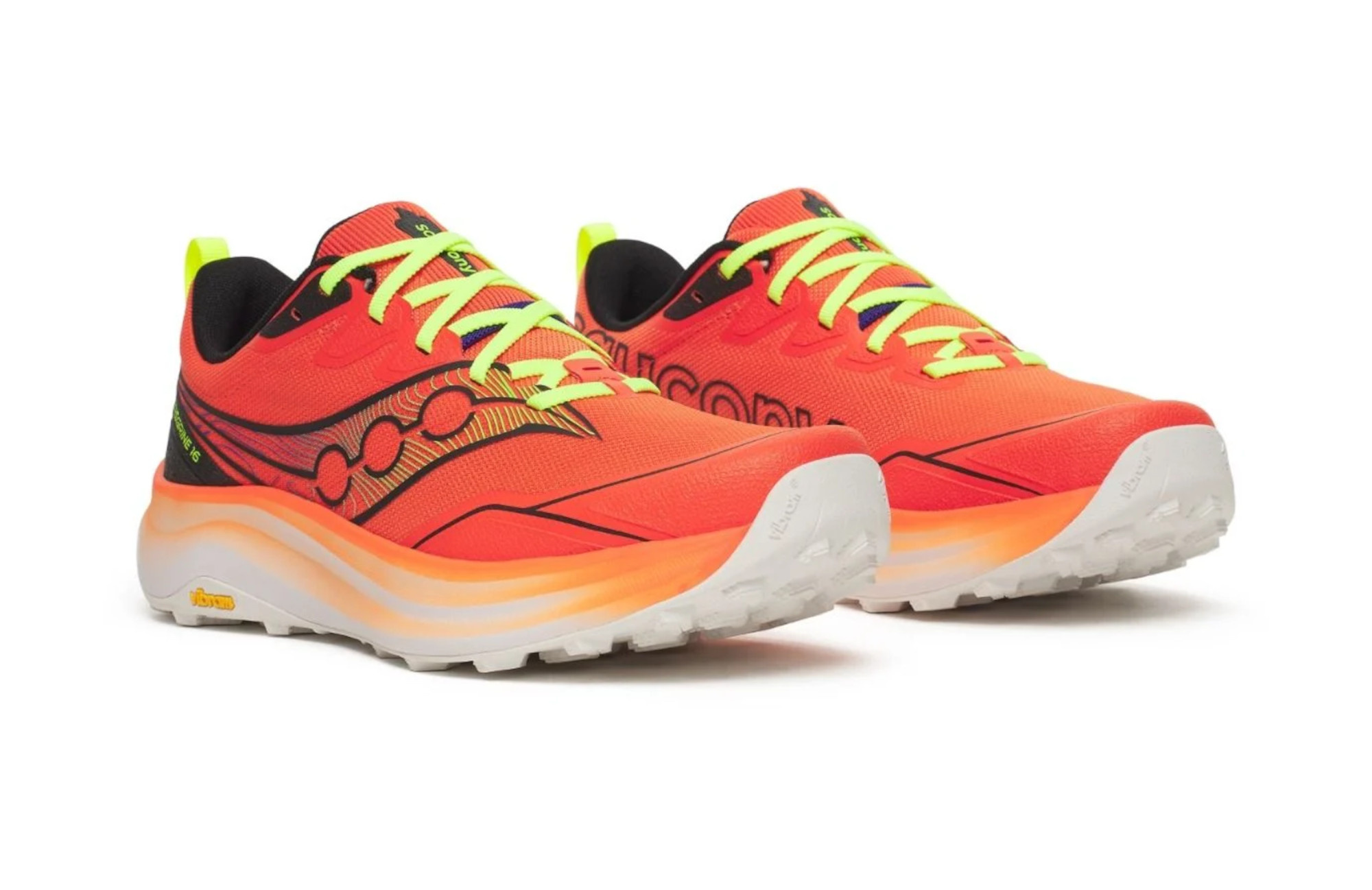 Buty Saucony Peregrine 16 pomarańczowo-czarne męskie [S21066-130]