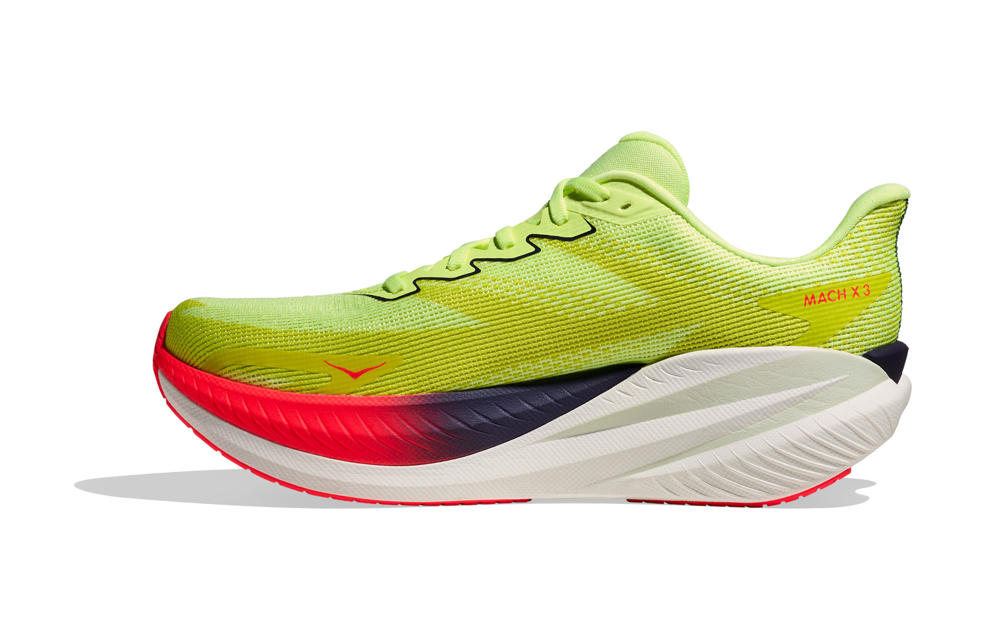 Buty Hoka Mach X 3 żółto-czerwone męskie [1168720-NZS]