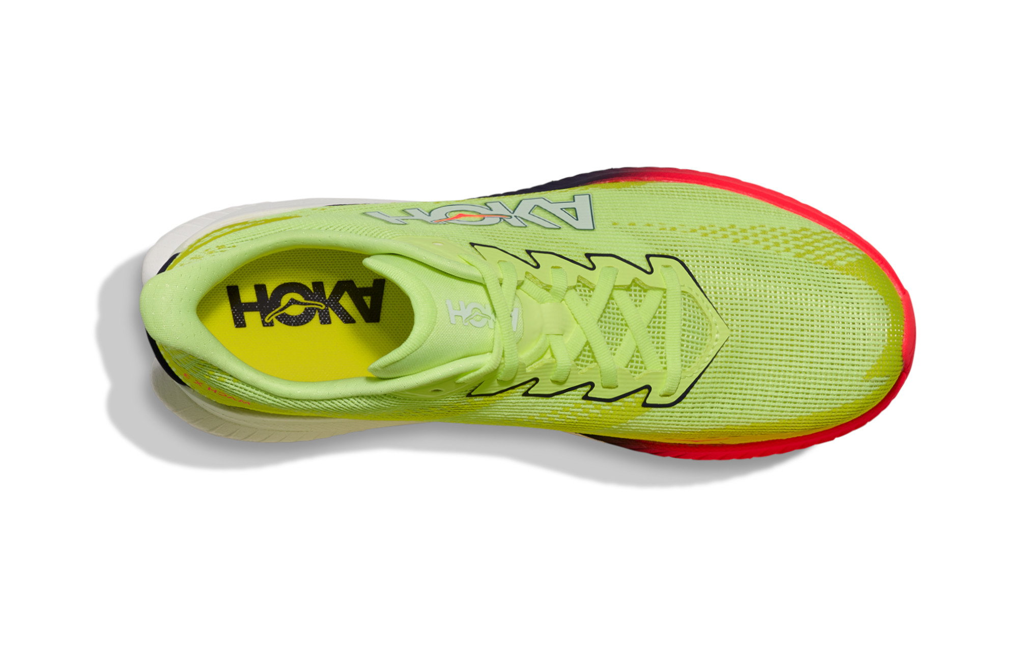 Buty Hoka Mach X 3 żółto-czerwone męskie [1168720-NZS]