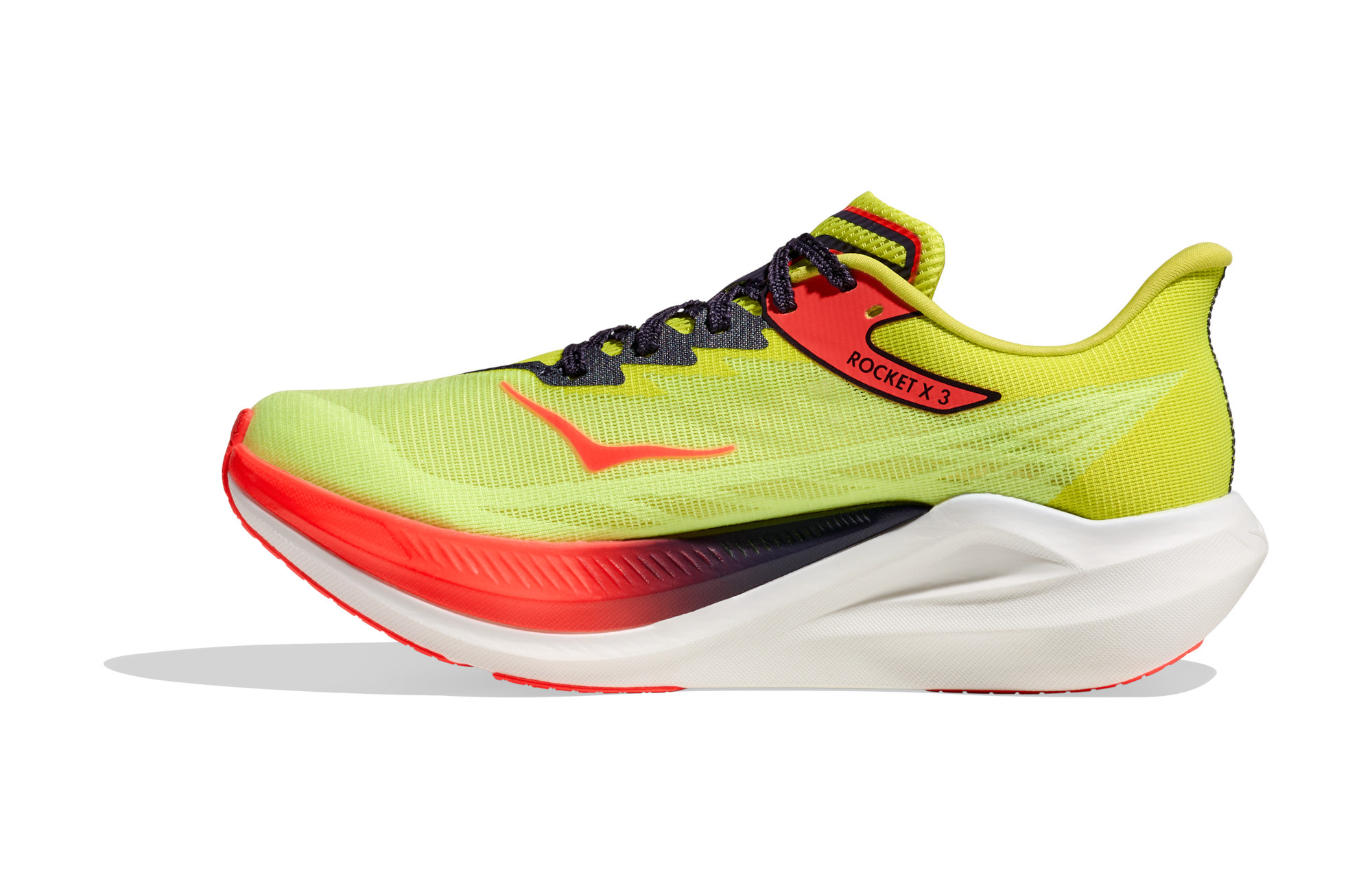 Buty Hoka Rocket X 3 żółto-czerwone męskie [1168724-NZS]